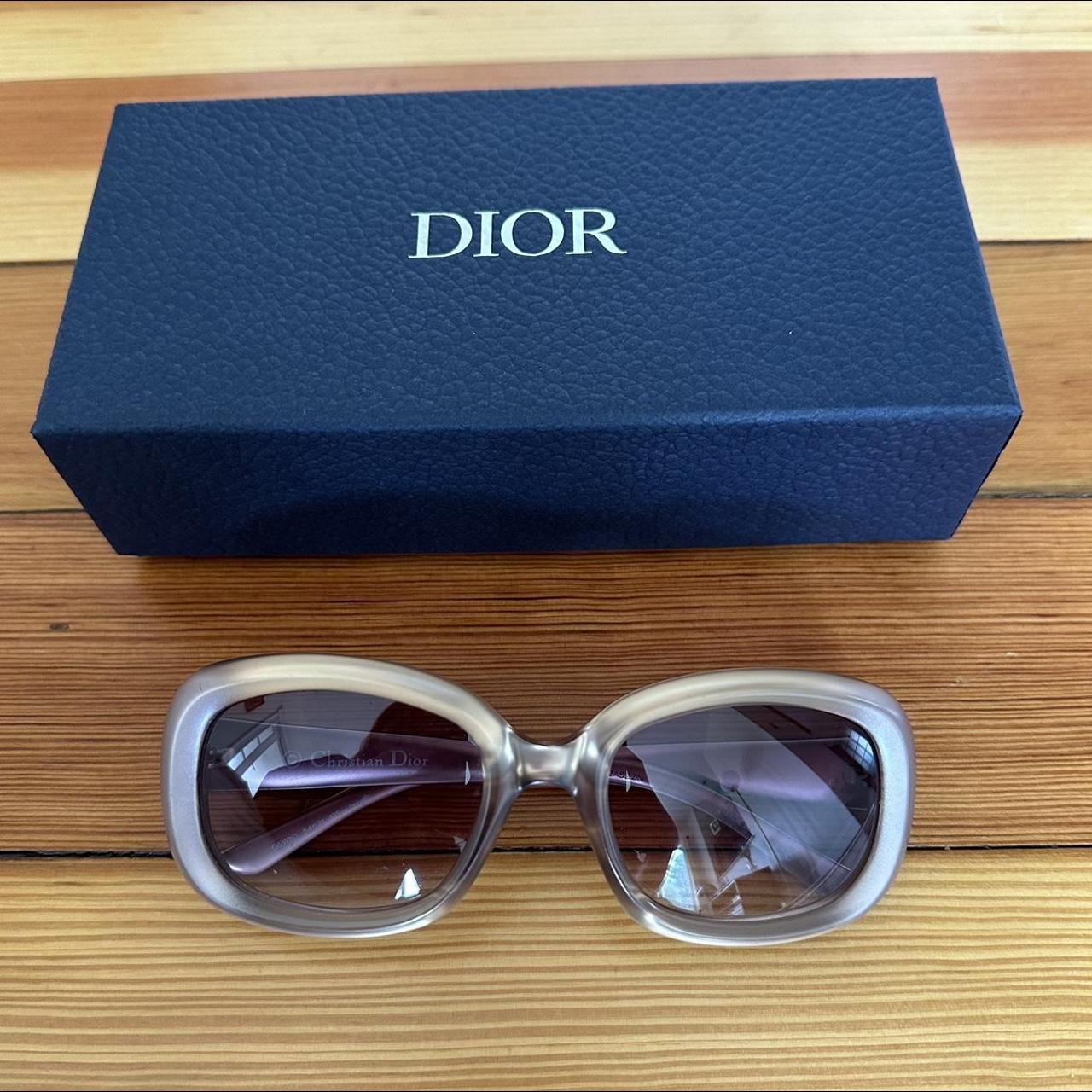 authentic christian dior metallic rose gold... - Depop
