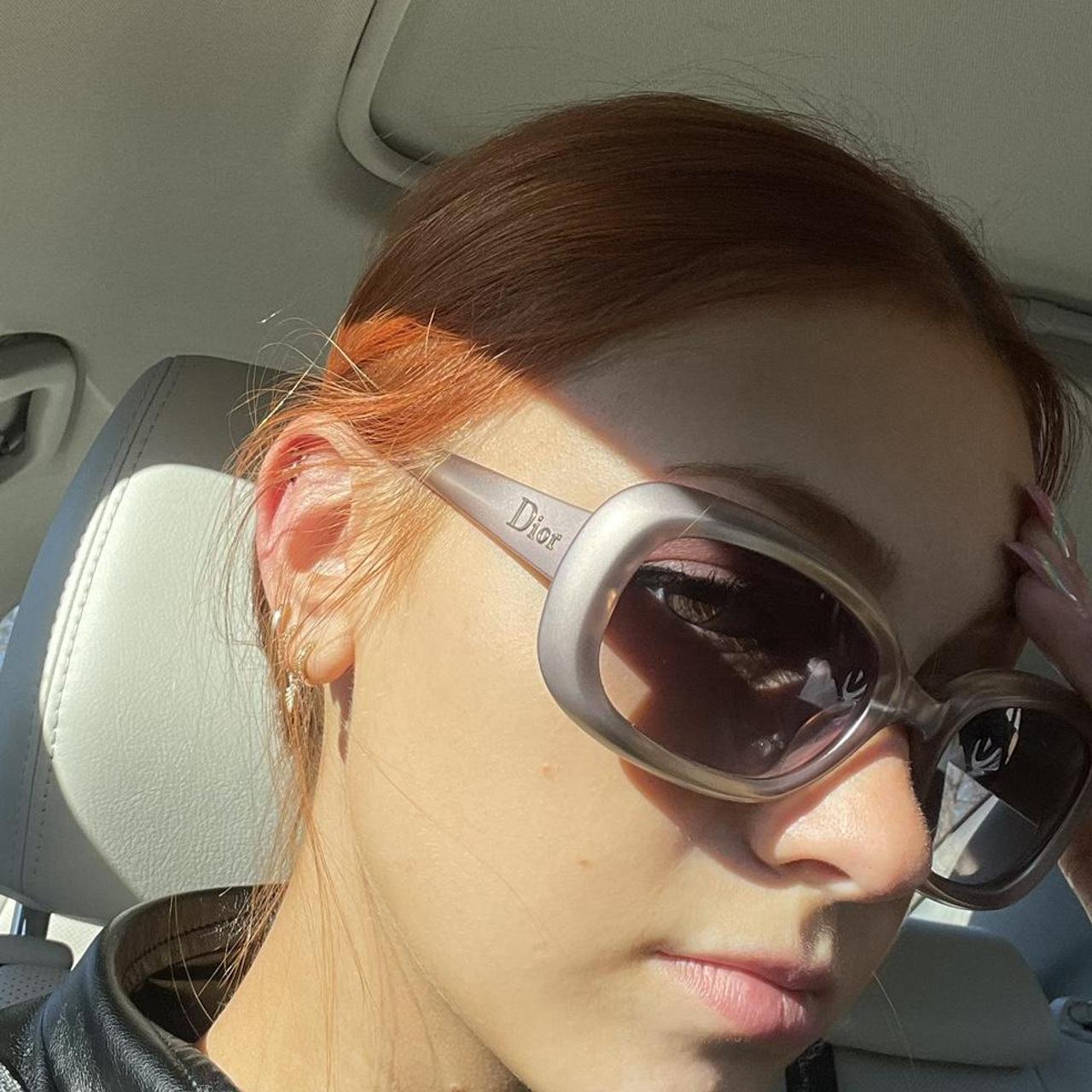 authentic christian dior metallic rose gold... - Depop