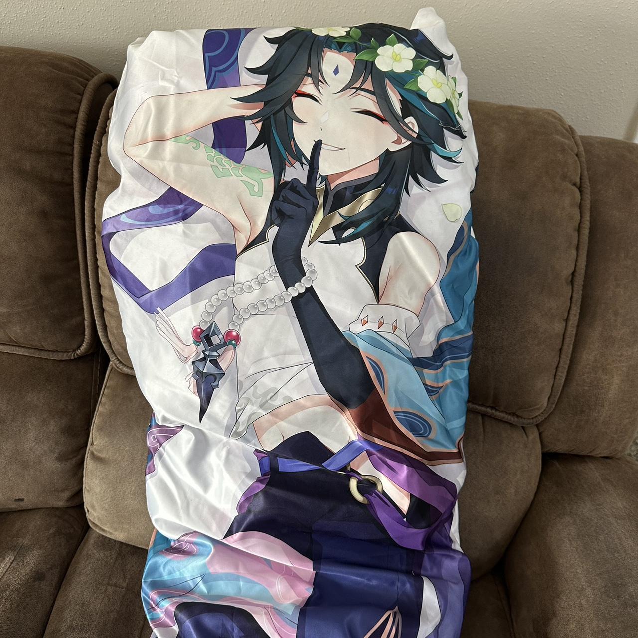 PILLOW NOT INCLUDED!!! xiao genshin impact body... | Depop
