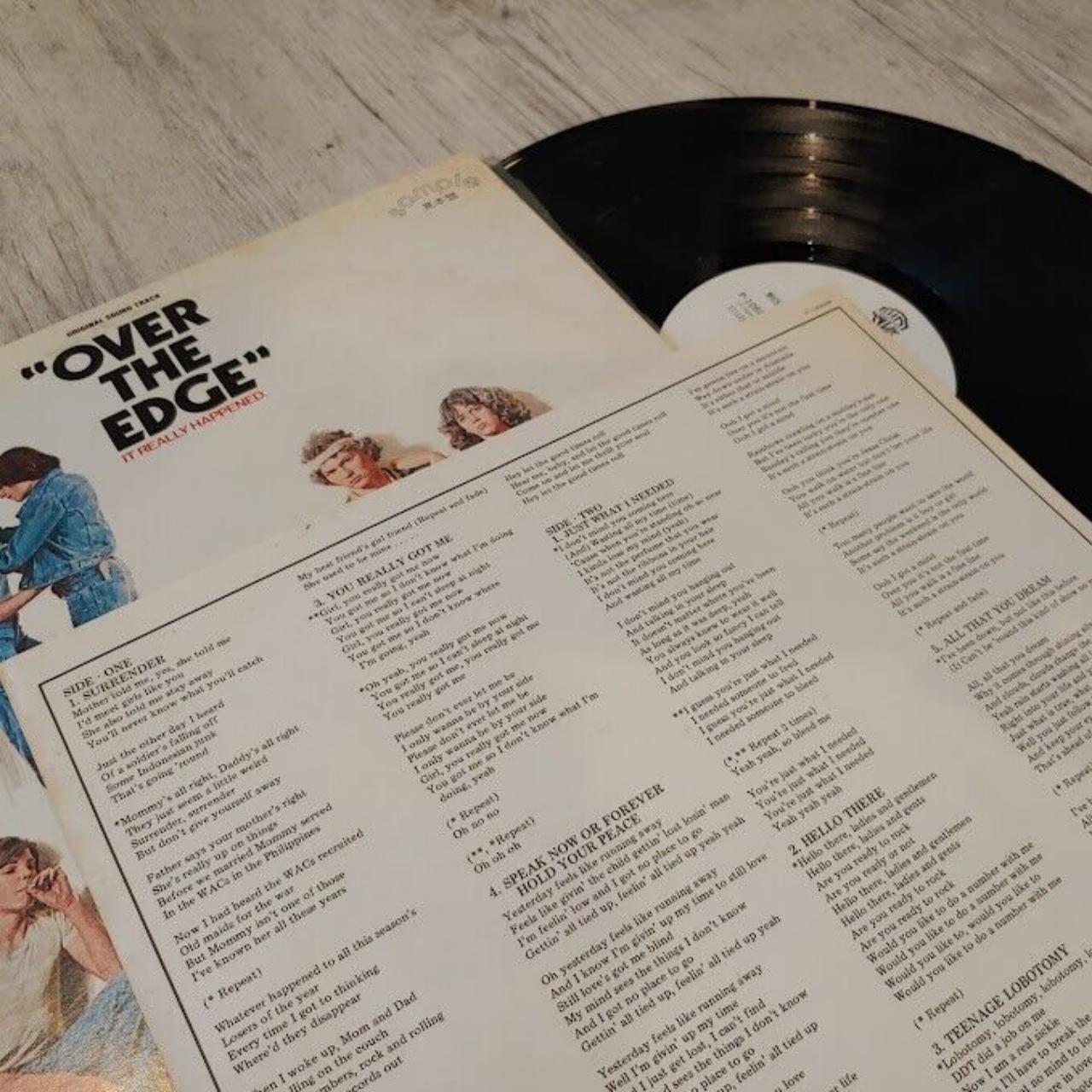 Over The Edge Soundtrack Japan Promo Vinyl LP 1979... | Depop