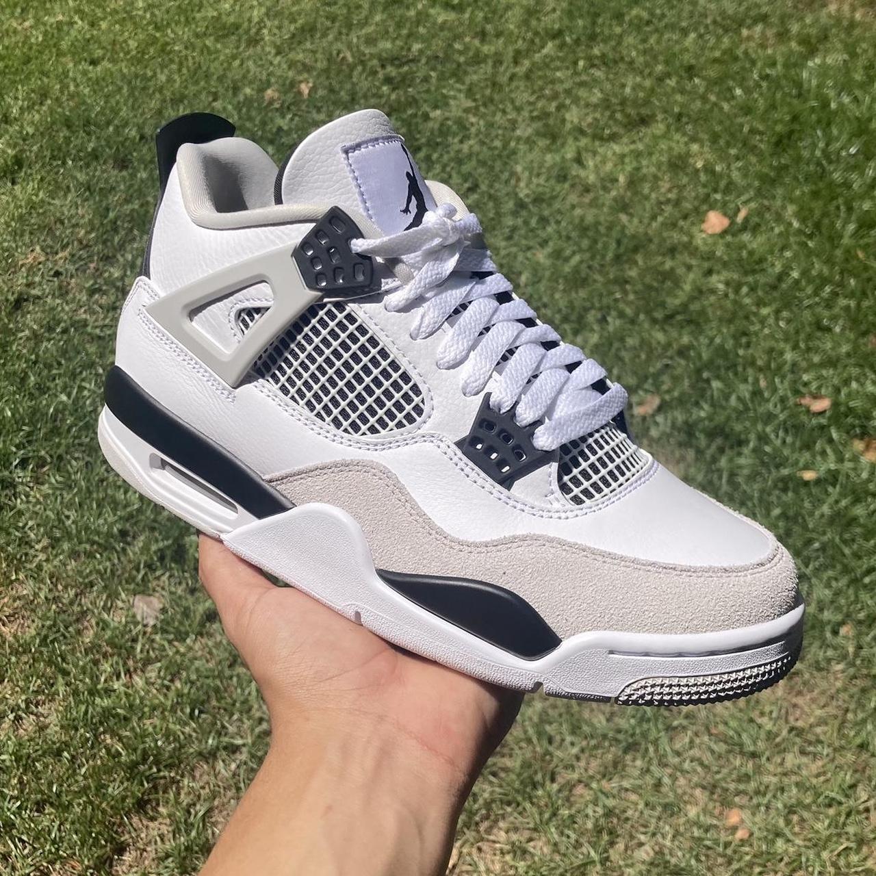 Jordan 4 Military blacks Never been worn Ask for... - Depop