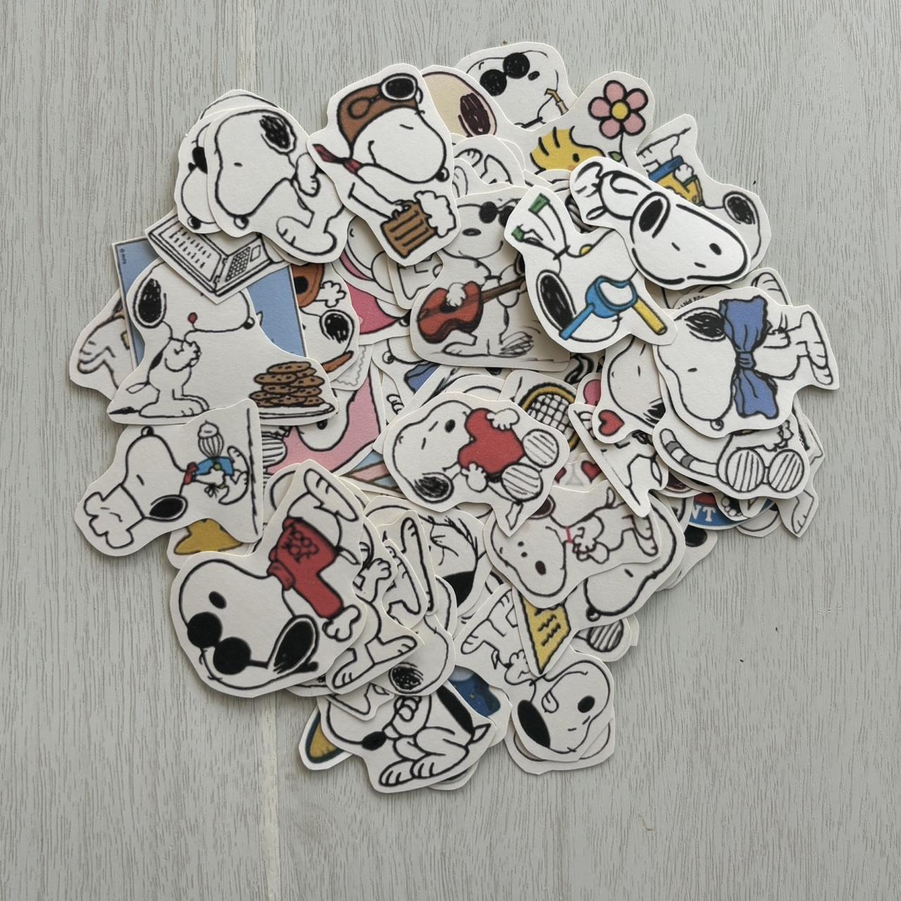 - 30+ different snoopy stickers... | Depop