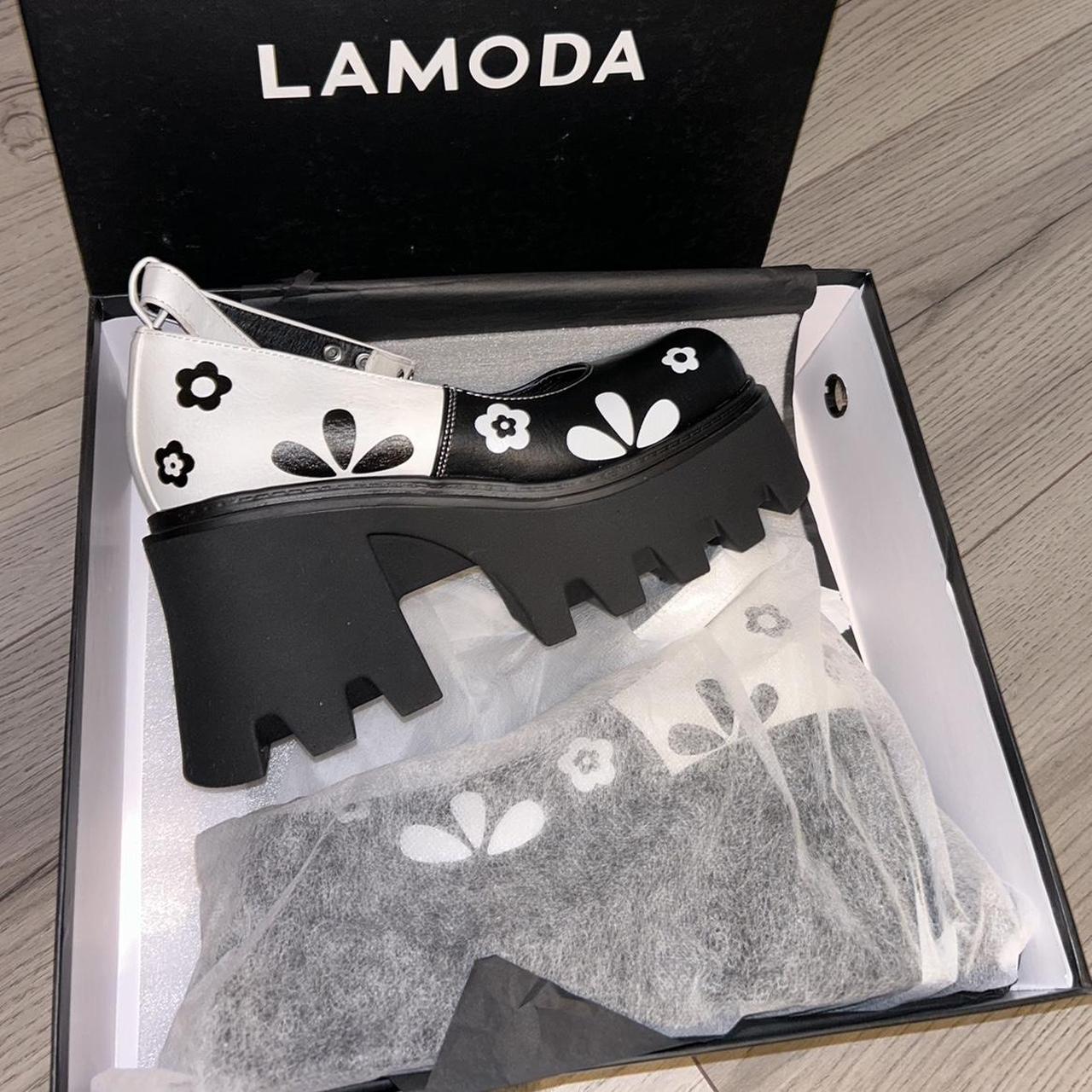 LAMODA leap of faith chunky platforms - size 3 -... - Depop