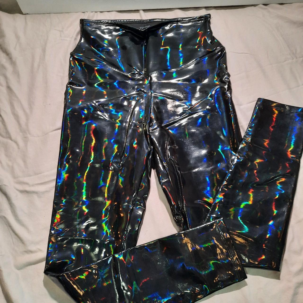 Yummie "Barbarella" high waisted pvc legging.... - Depop