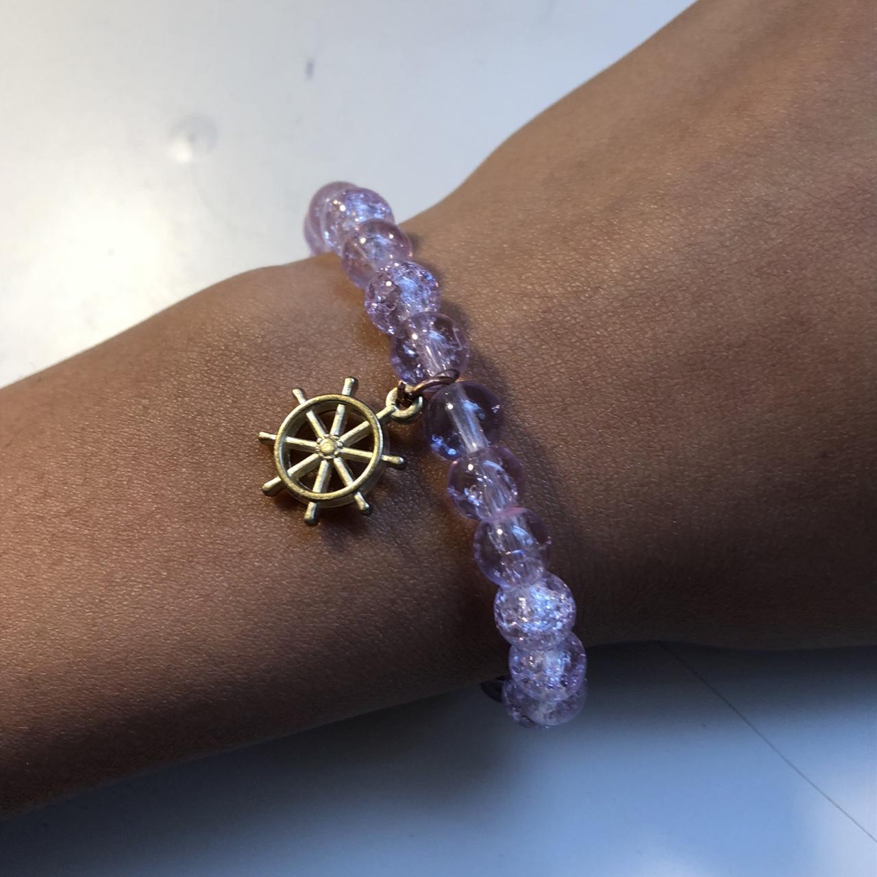 Purple Ship Wheel 🚢 💜 #jewelry #handmadejewelry... - Depop