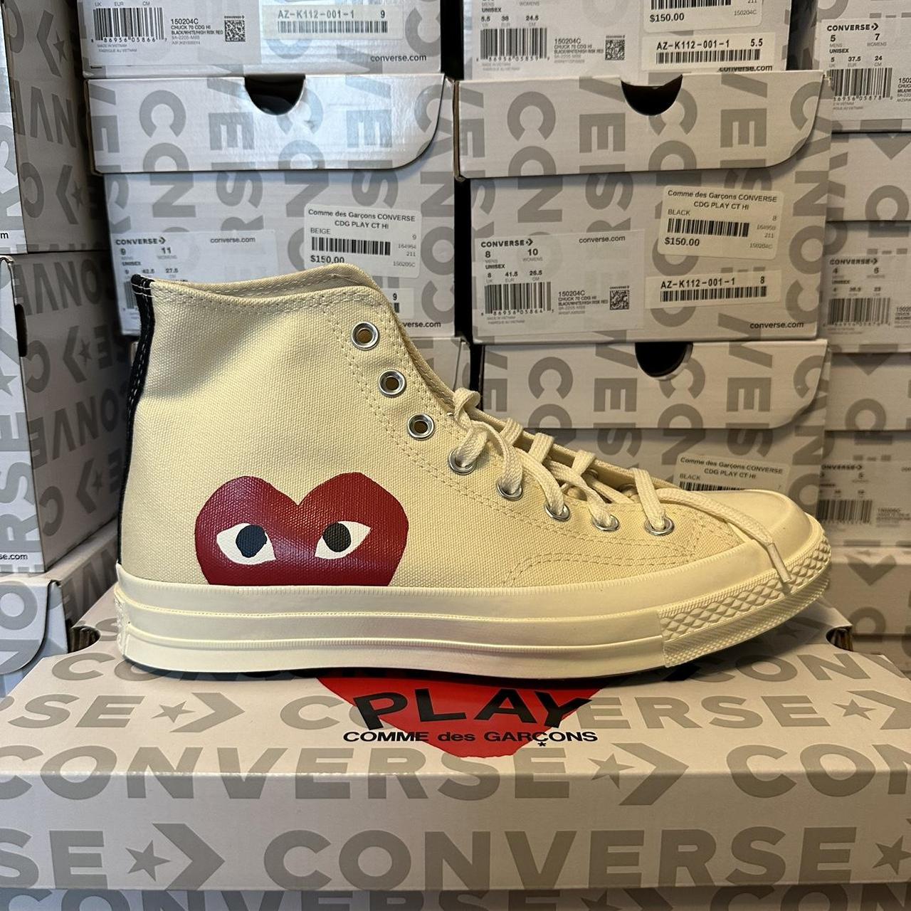 Brand new CDG Converse. Have ALL SIZES available in... - Depop
