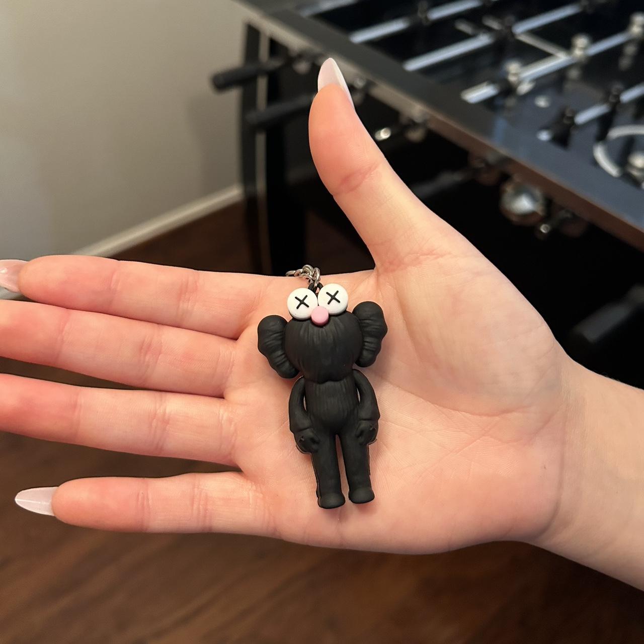 Black and White Kaws Keychain #Kaws... - Depop