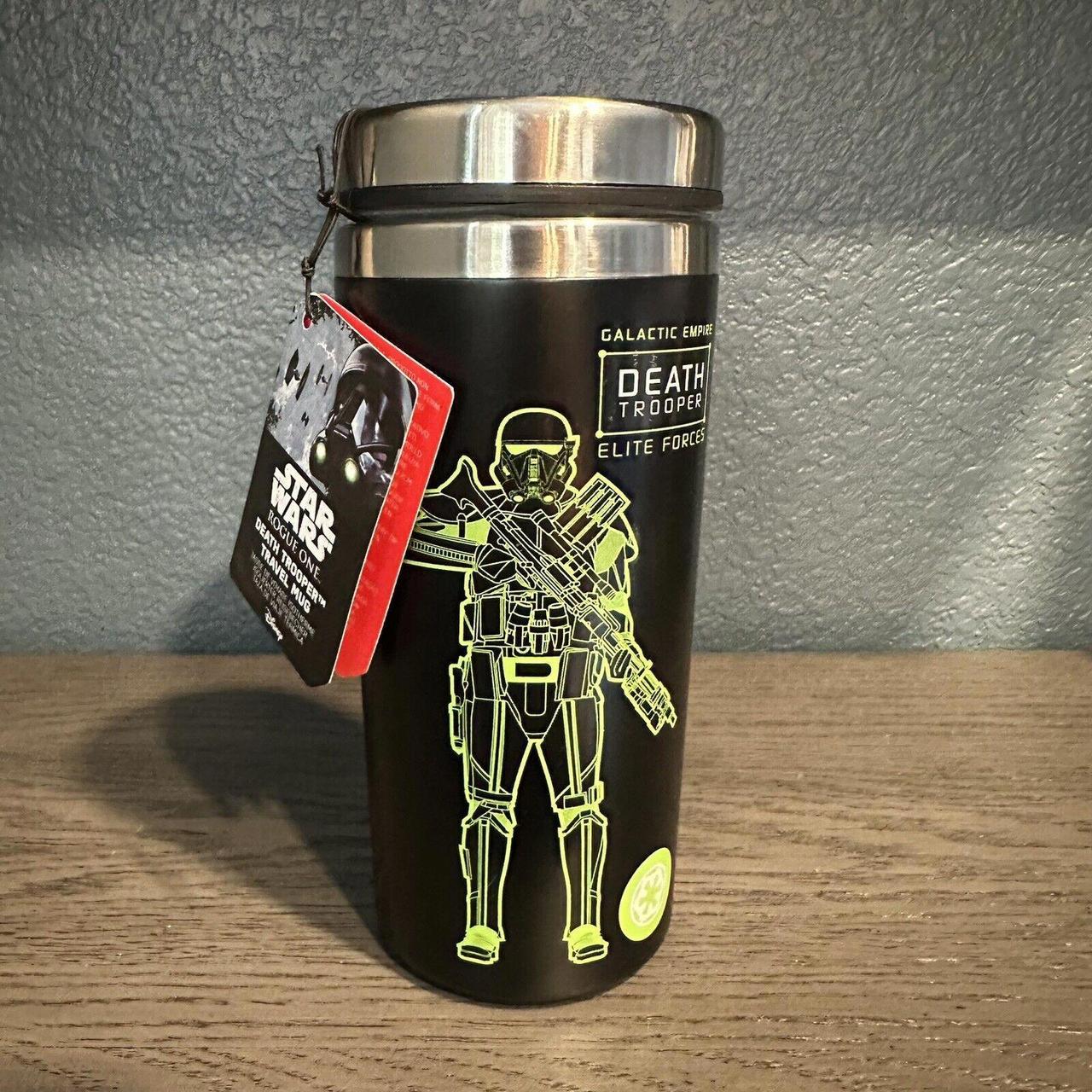 Star Wars Rogue One Death Trooper Travel Mug with... - Depop