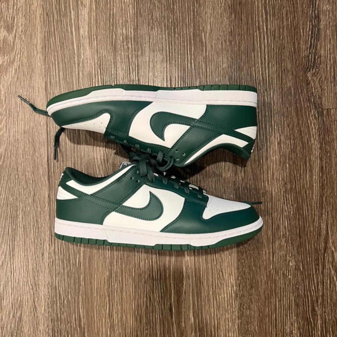 Dunks low Michigan state Barely used, no box. Size 11 - Depop