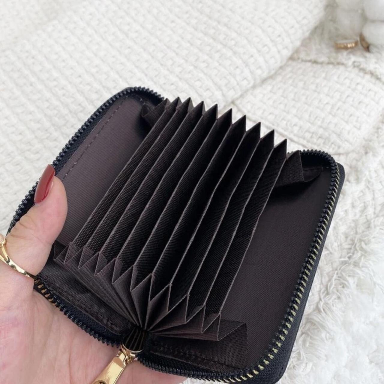 Litchi Embossed Card Holder Multi-Card Card... | Depop