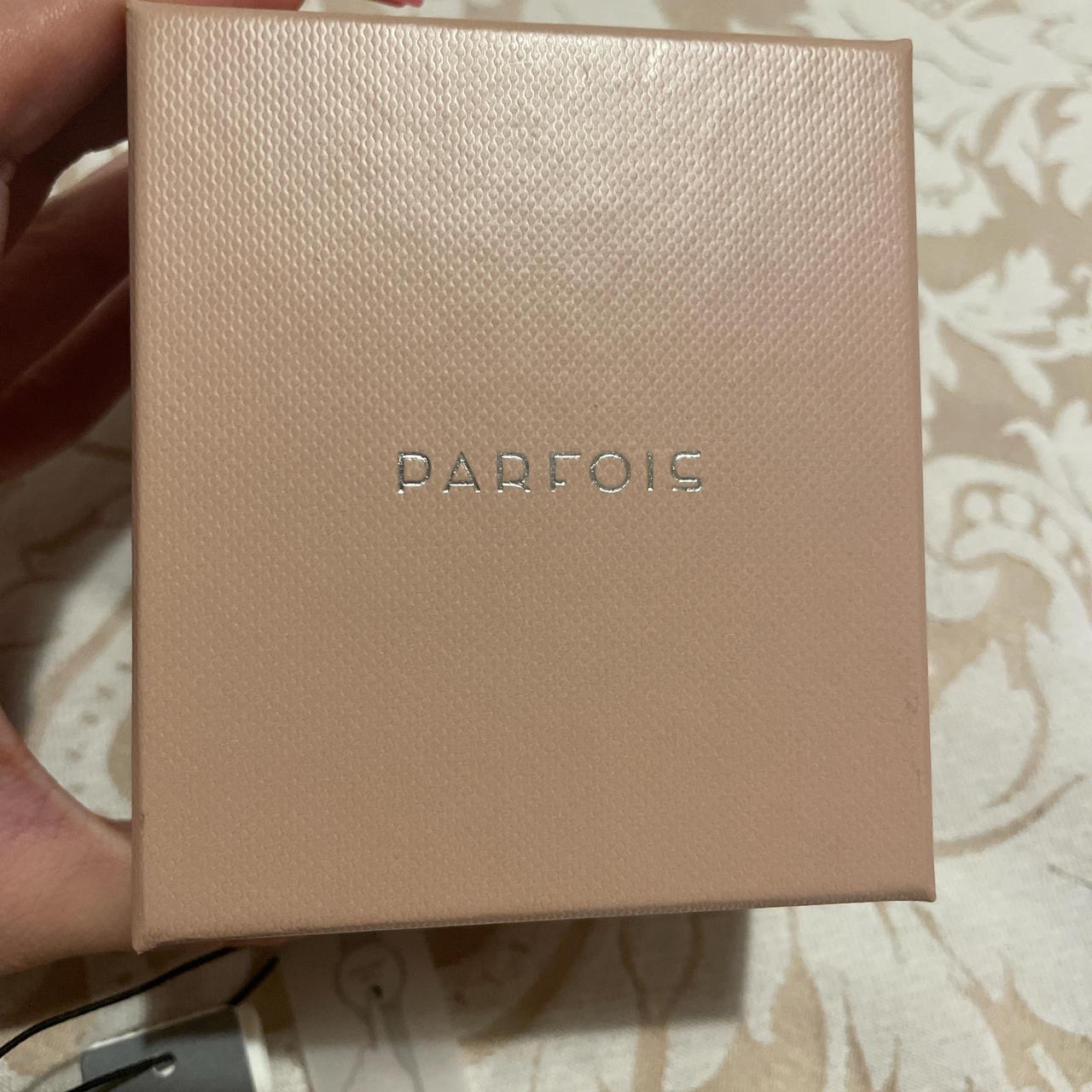 Pink and gold watch with a small flaw on the front... - Depop