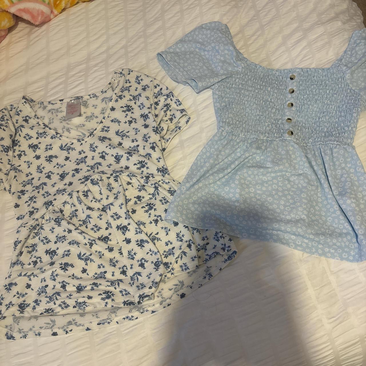Two really cute xs shirts!! They are adorable and... - Depop