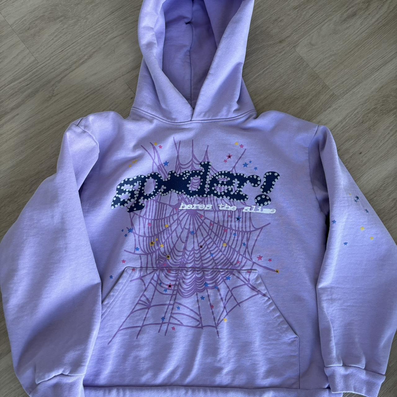 Spider hoodie açaí size medium can ship same day - Depop