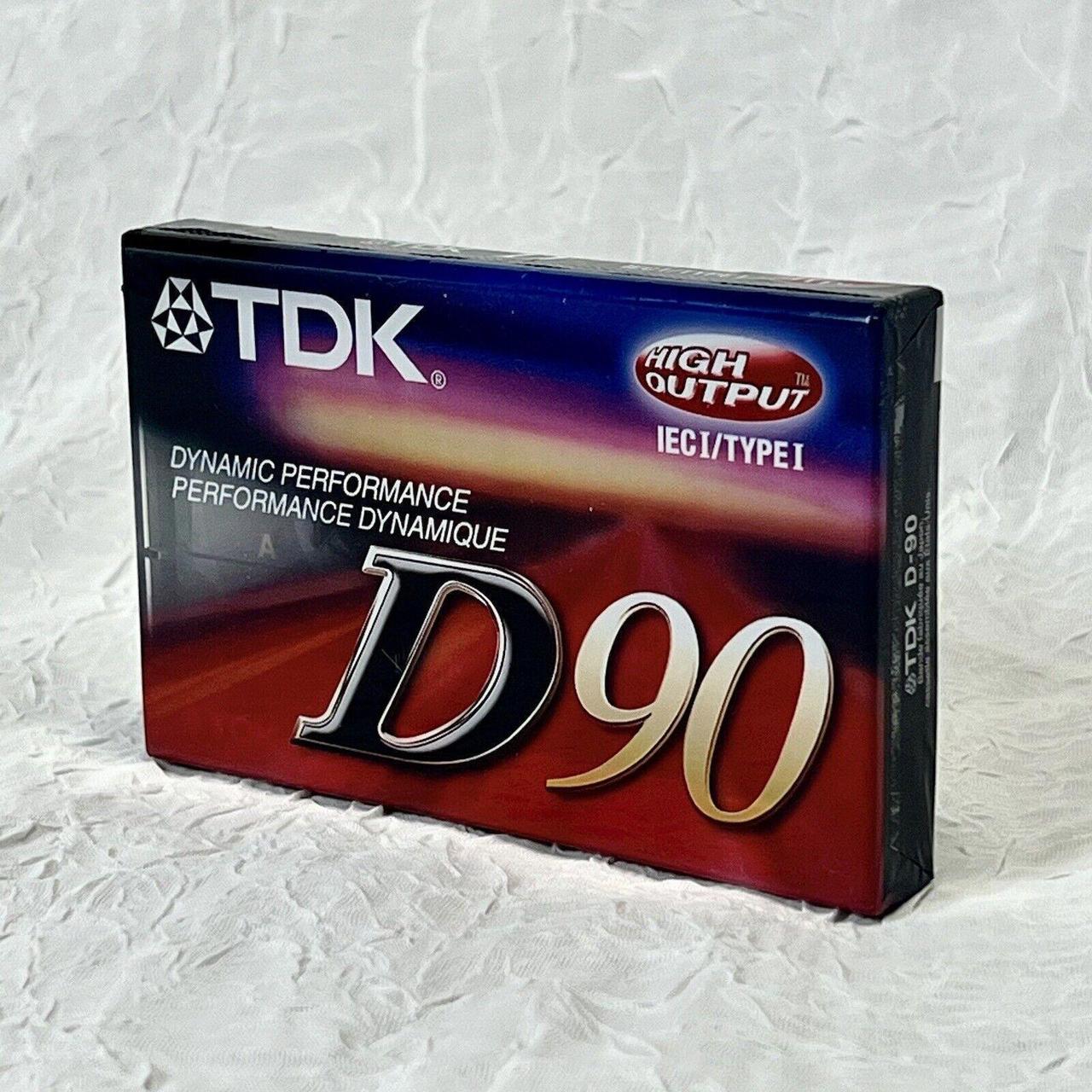 (1x) TDK D90 High Output Audio Cassette Tape SEALED... | Depop