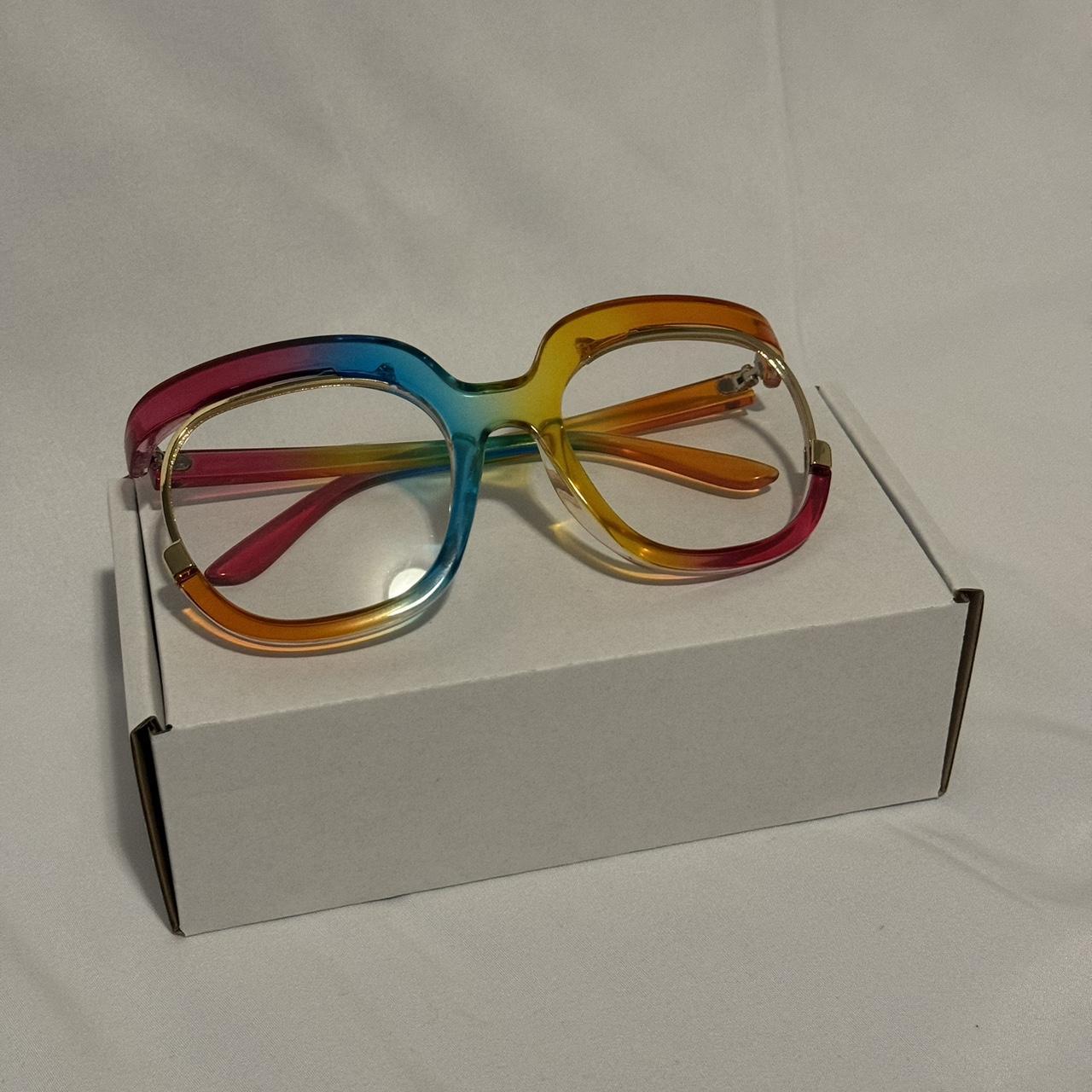 Multi color glasses - Depop
