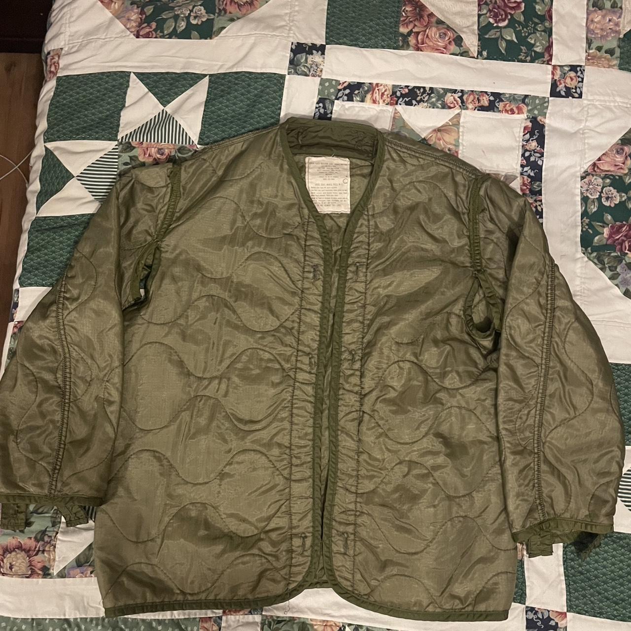 Vintage Vietnam Era 1967 M65 Coat Quilted Liner/... | Depop