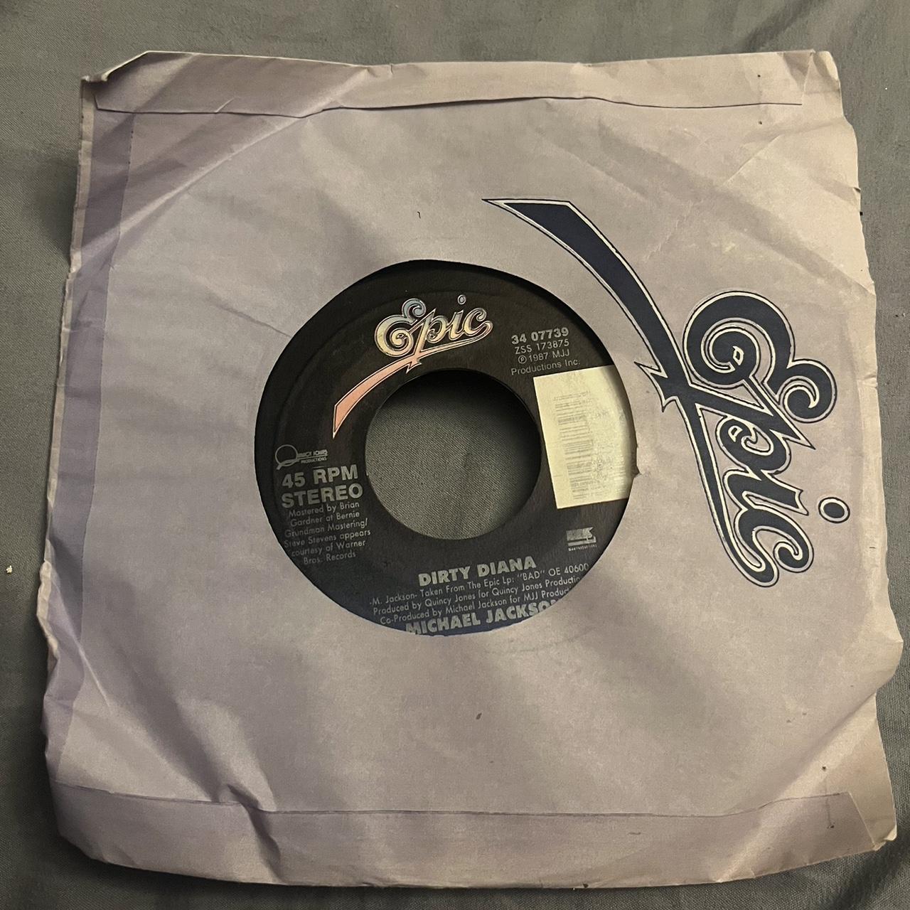 Michael Jackson Epic Records “Dirty Diana” (45 RPM... - Depop