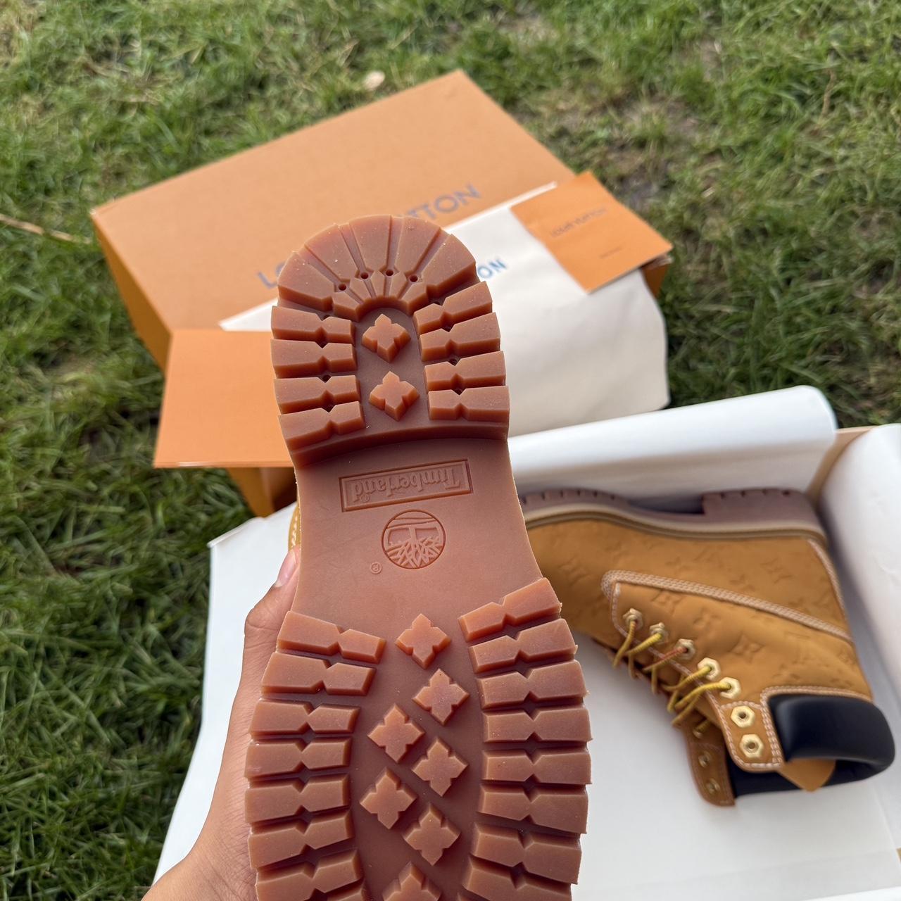 Louis Vuitton Timberlands/ Lv timbs Size 11 US/ 44... | Depop