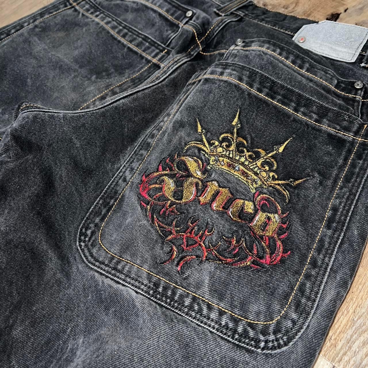 JNCO Men's Black Jeans Vintage jnco jeans Size... - Depop