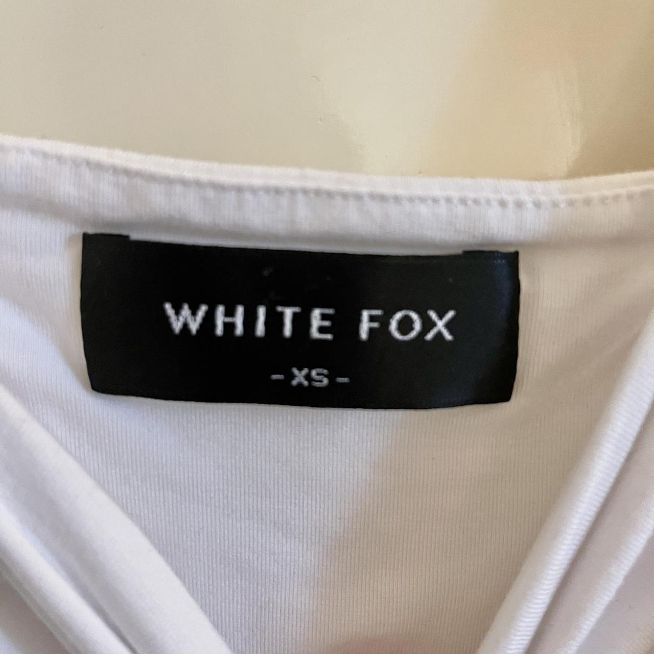 White Fox Top Size XS Stretchy fabric so would fit... | Depop