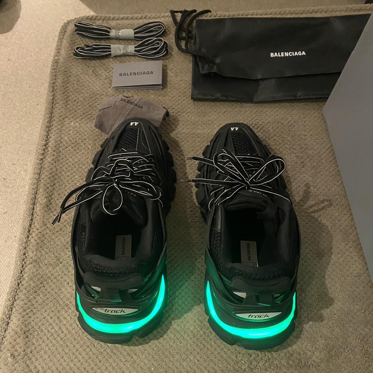 Authentic - Balenciaga LED Track Runners size 9 like... - Depop