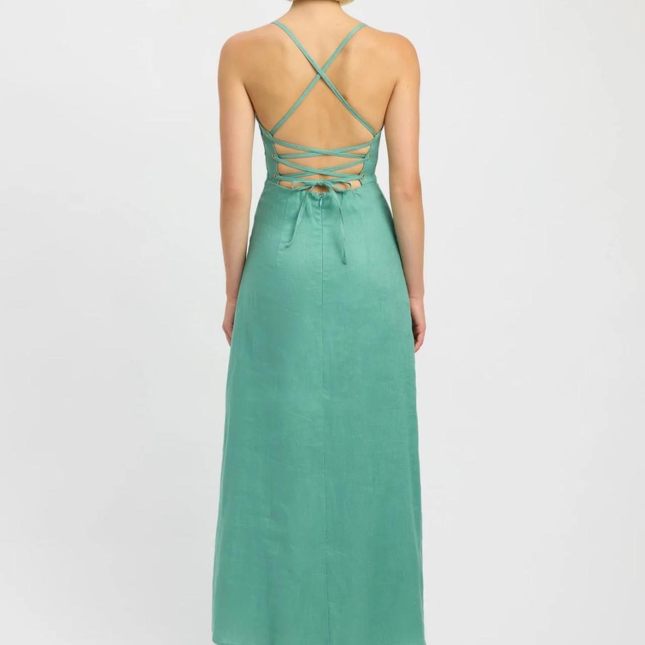 Kookai Palm Cross Back Dress - Depop