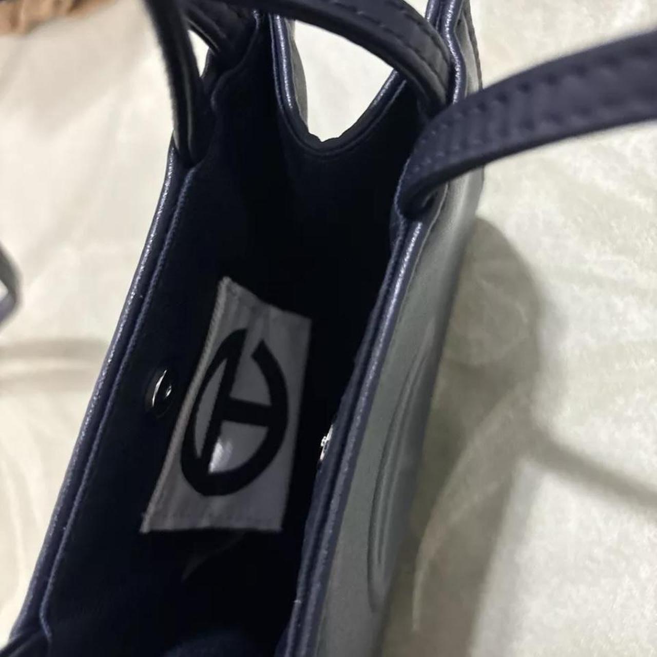 Telfar navy blue mini bag - Depop