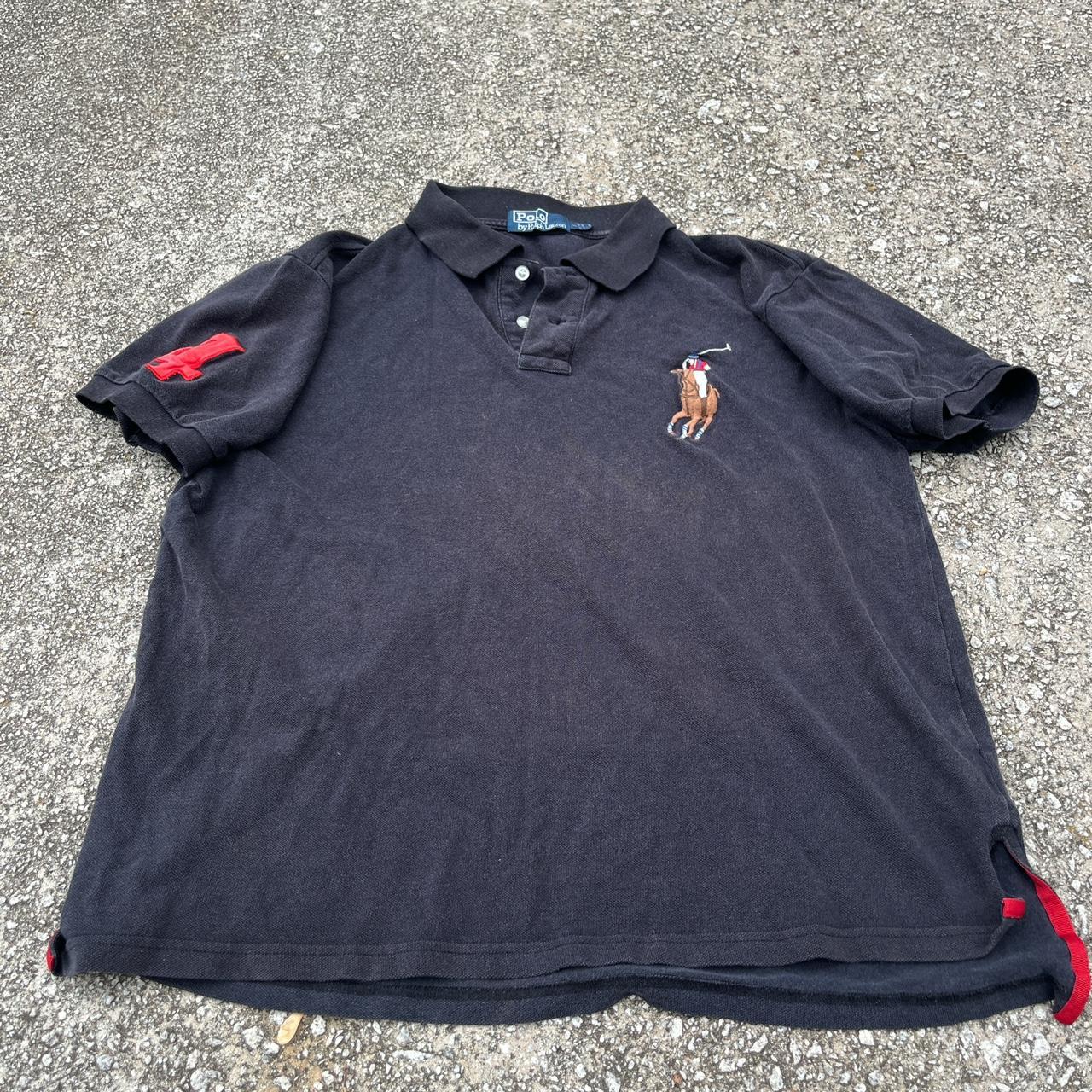 Vintage Polo by Ralph Lauren Big Color Pony Logo... - Depop