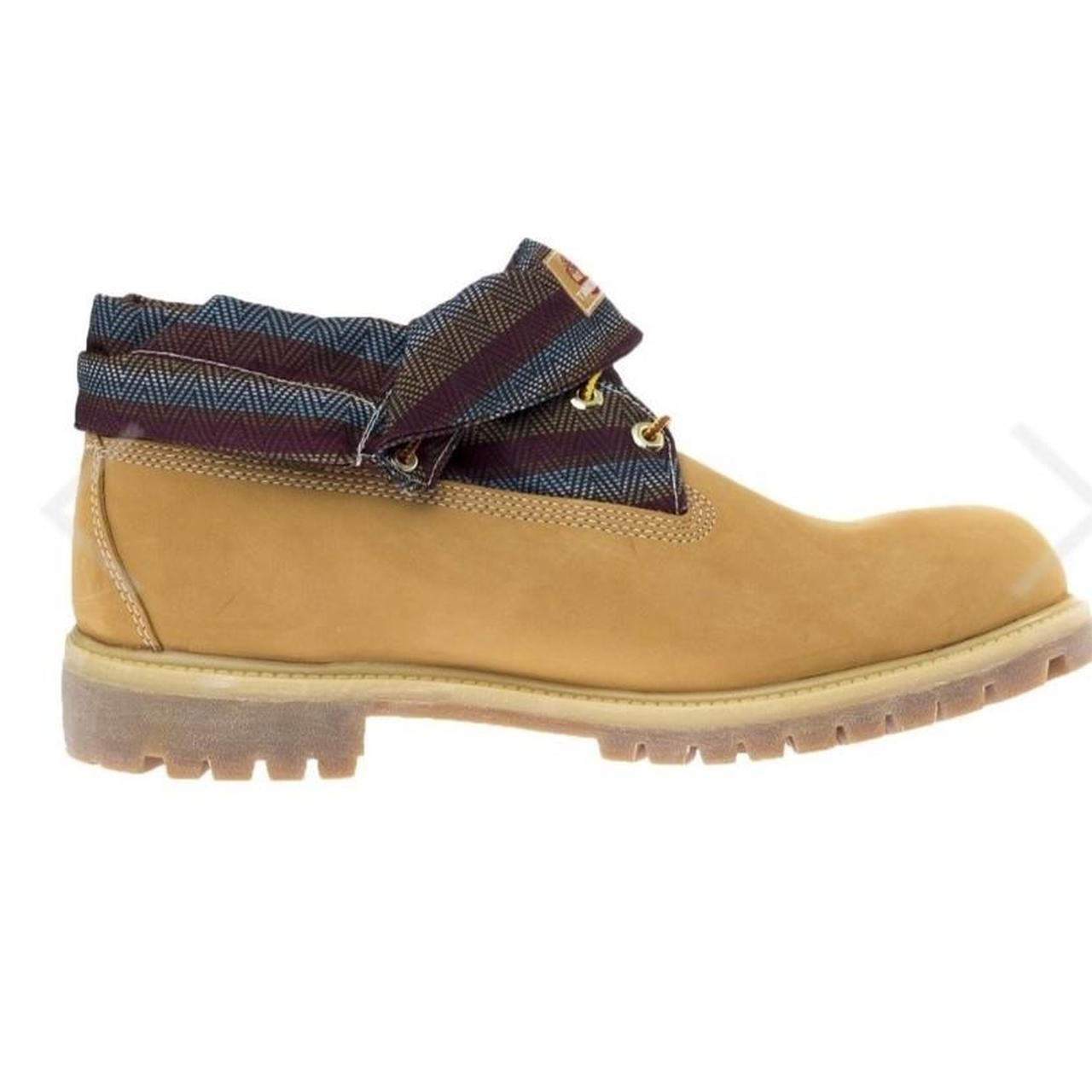 Mens Timberland Roll Top. Material is leather.... - Depop