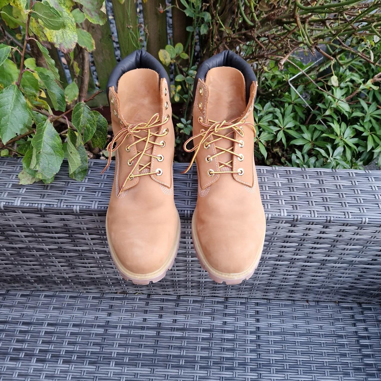 Mens Timberland Boots. Material is leather. It’s... - Depop