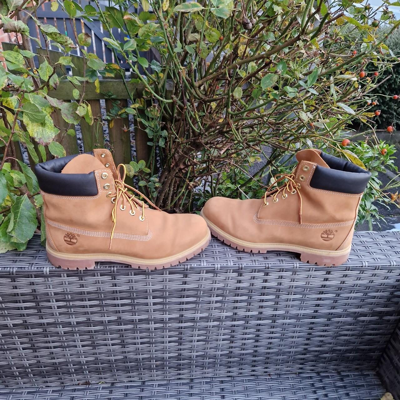 Mens Timberland Boots. Material is leather. It’s... - Depop