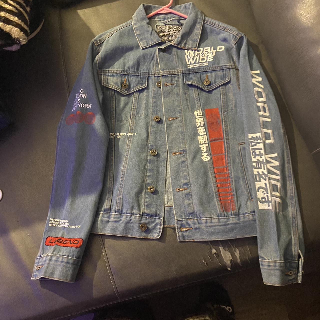 Trade Mark Brooklyn cloth Jean jacket size small | Depop