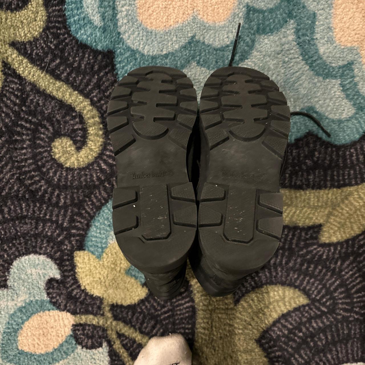 Black timber land timbs boots shoes fits men’s 5.5... - Depop