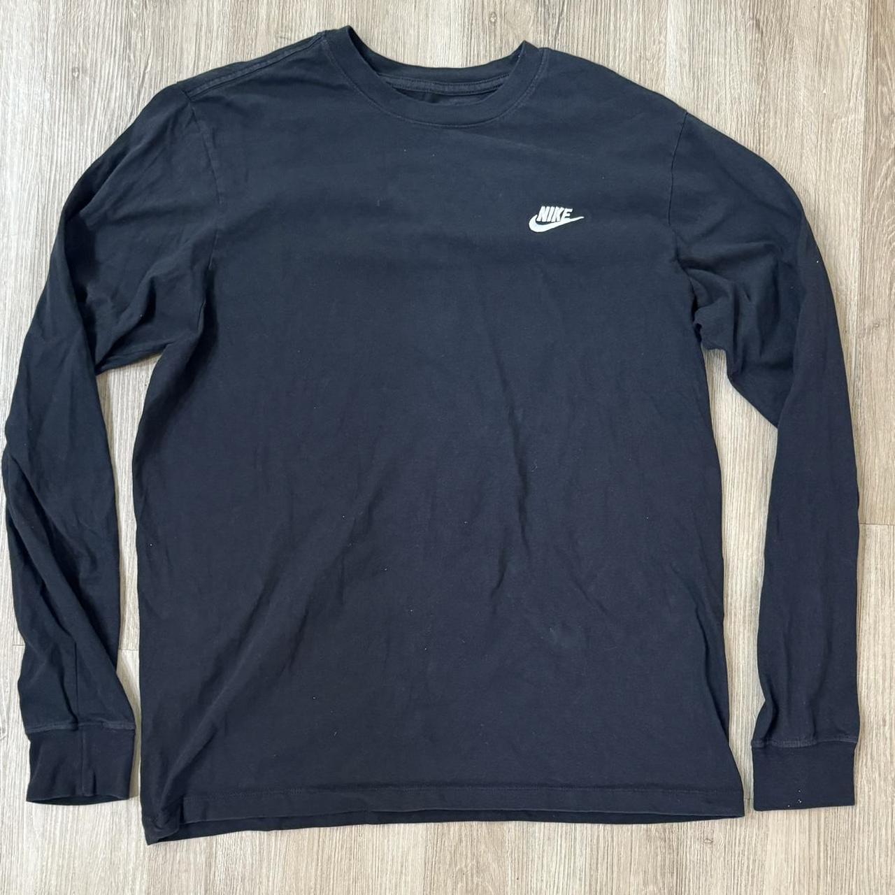 Nike black long sleeve t shirt #nike #shirt - Depop