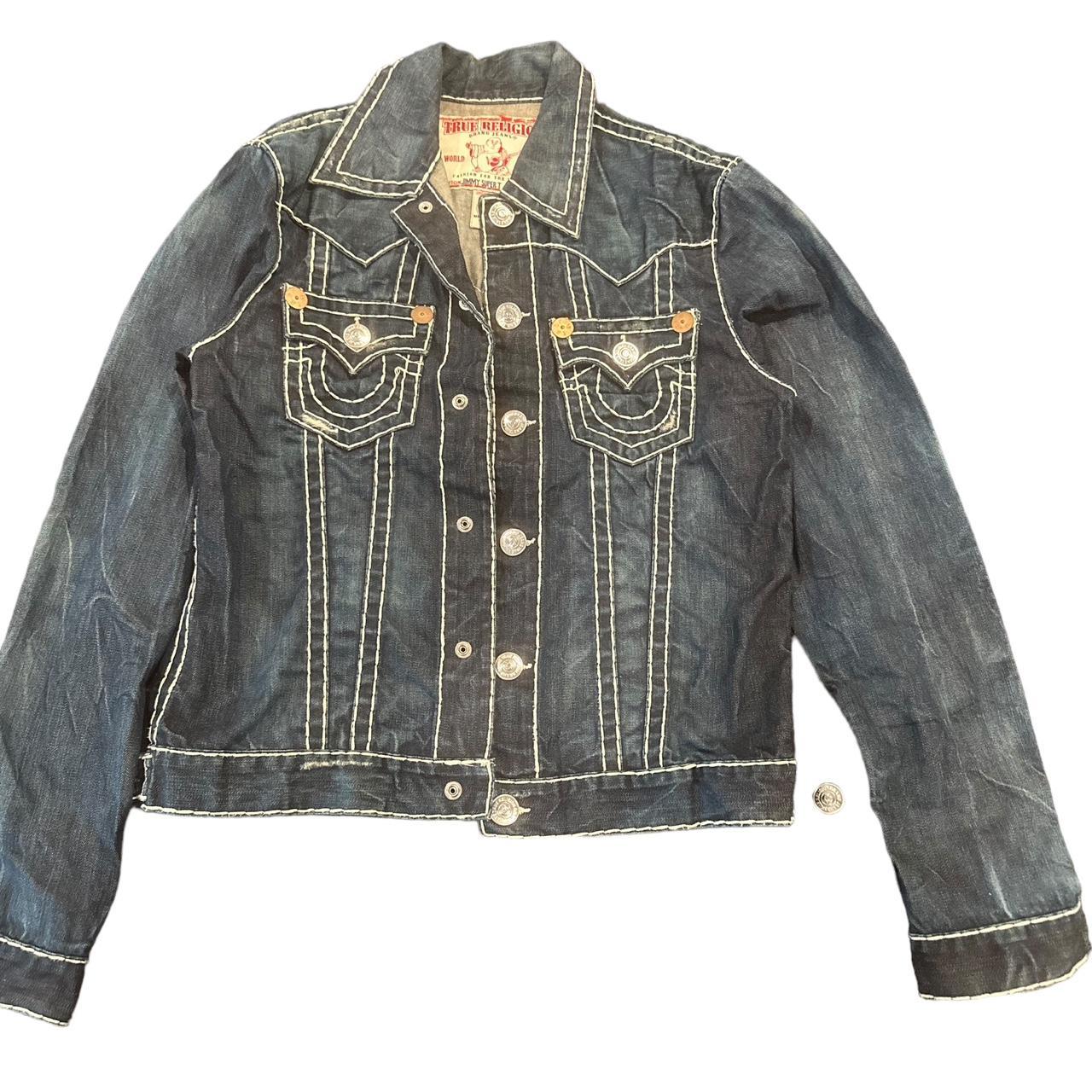 Men’s True Religion Denim Jacket - Depop