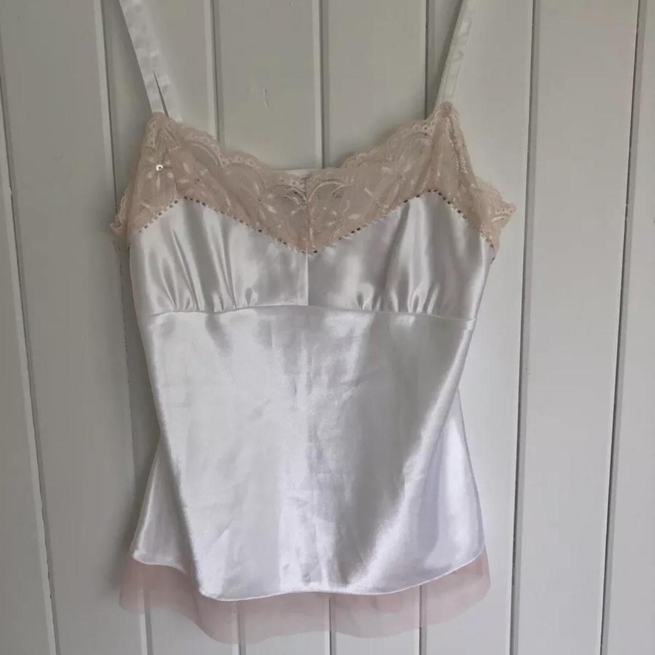 Oxmo Denmark Designer Top Cami Silk Look Size XS... - Depop