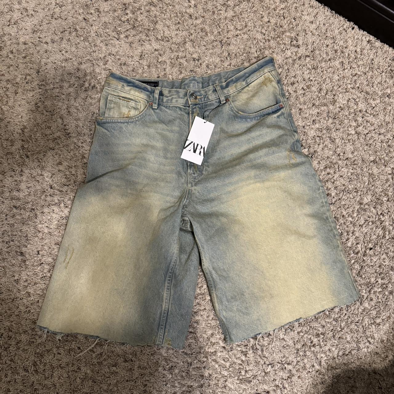 Zara Jorts (Jean Shorts) Baggy - Depop