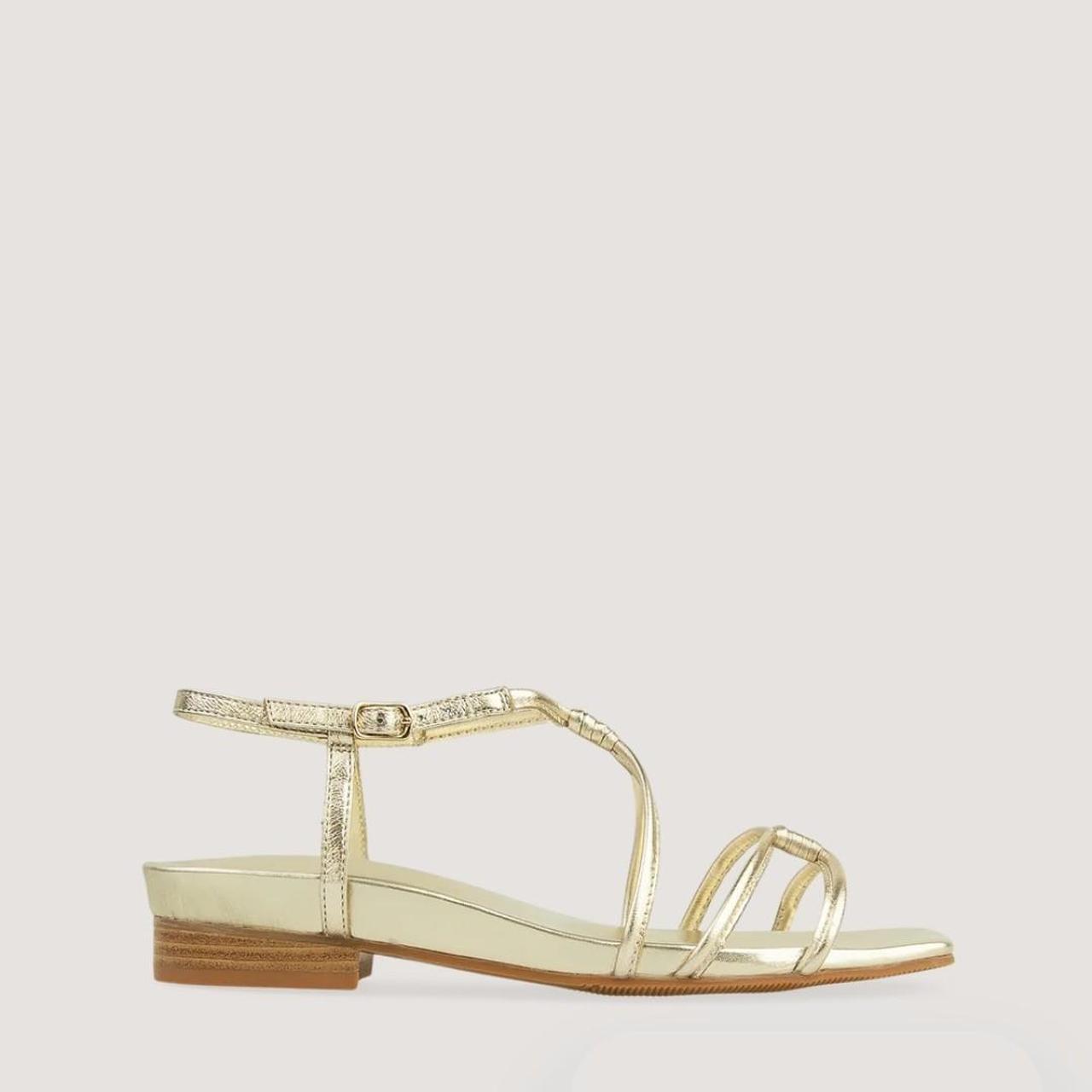 Brand new BARED Munia Gold leather Sandals. Labelled... - Depop