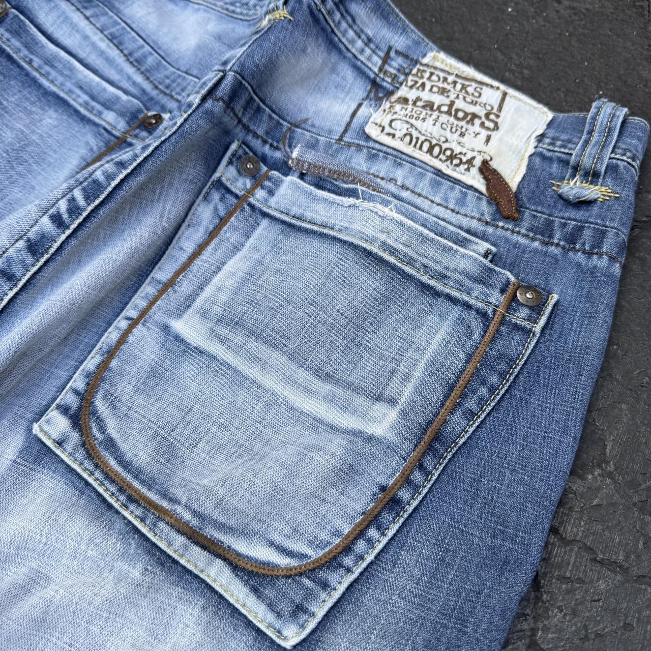 Fire akademiks jorts Sick stitching, very unique... | Depop
