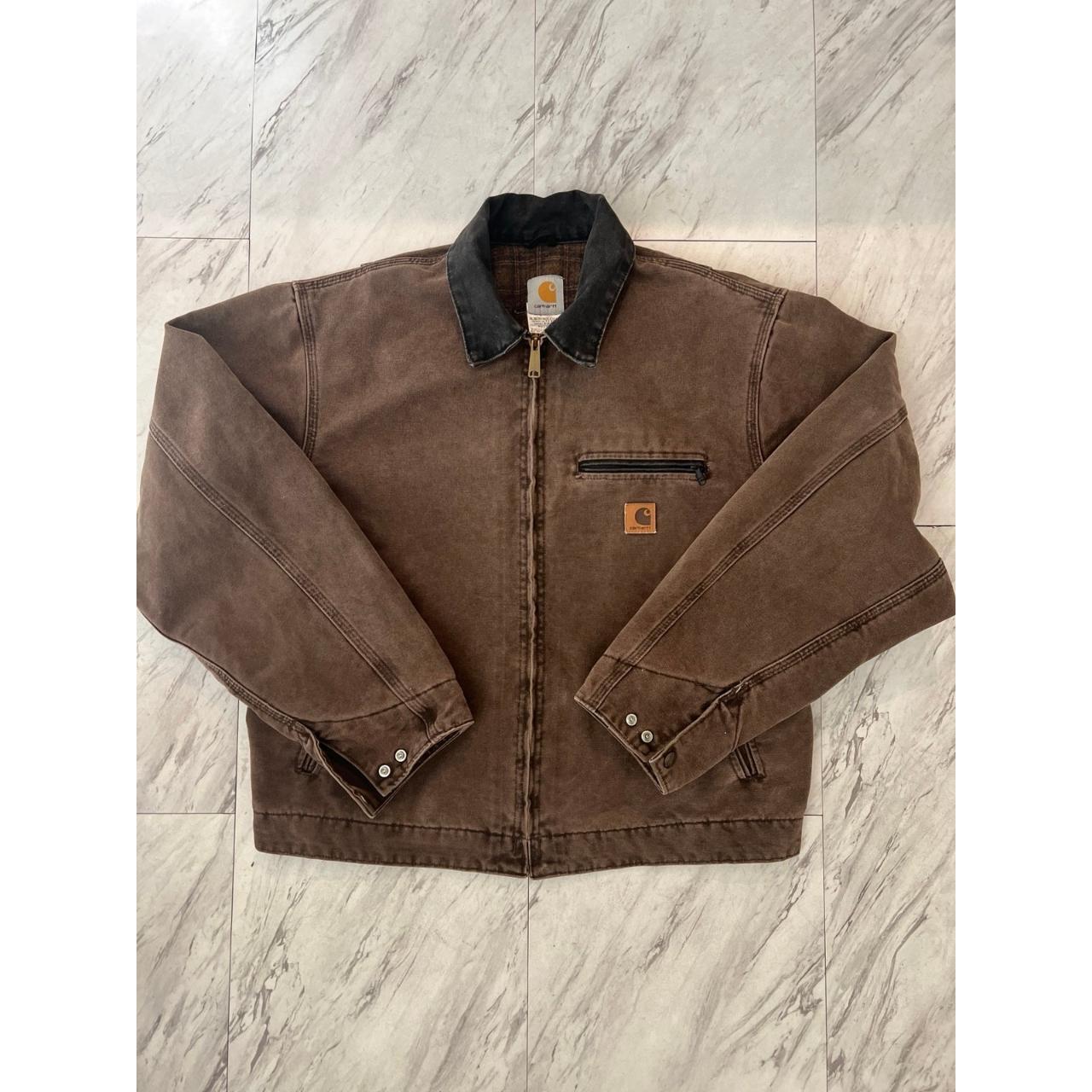 vintage Carhartt detroit jacket VTG Carhartt J97... - Depop