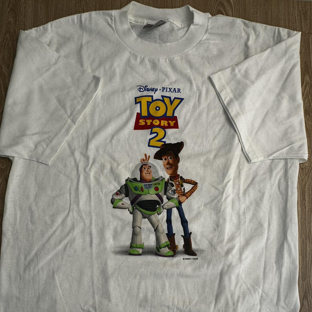 RARE 1999 Toy Story 2 Movie Promo Tee Sz XL Very... - Depop