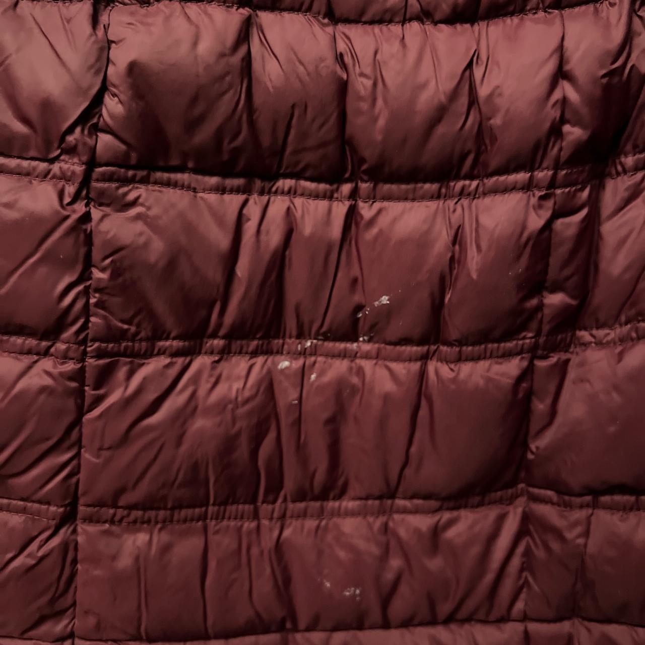 Michael Kors Burgundy Women's Puffer Jacket - Size... - Depop