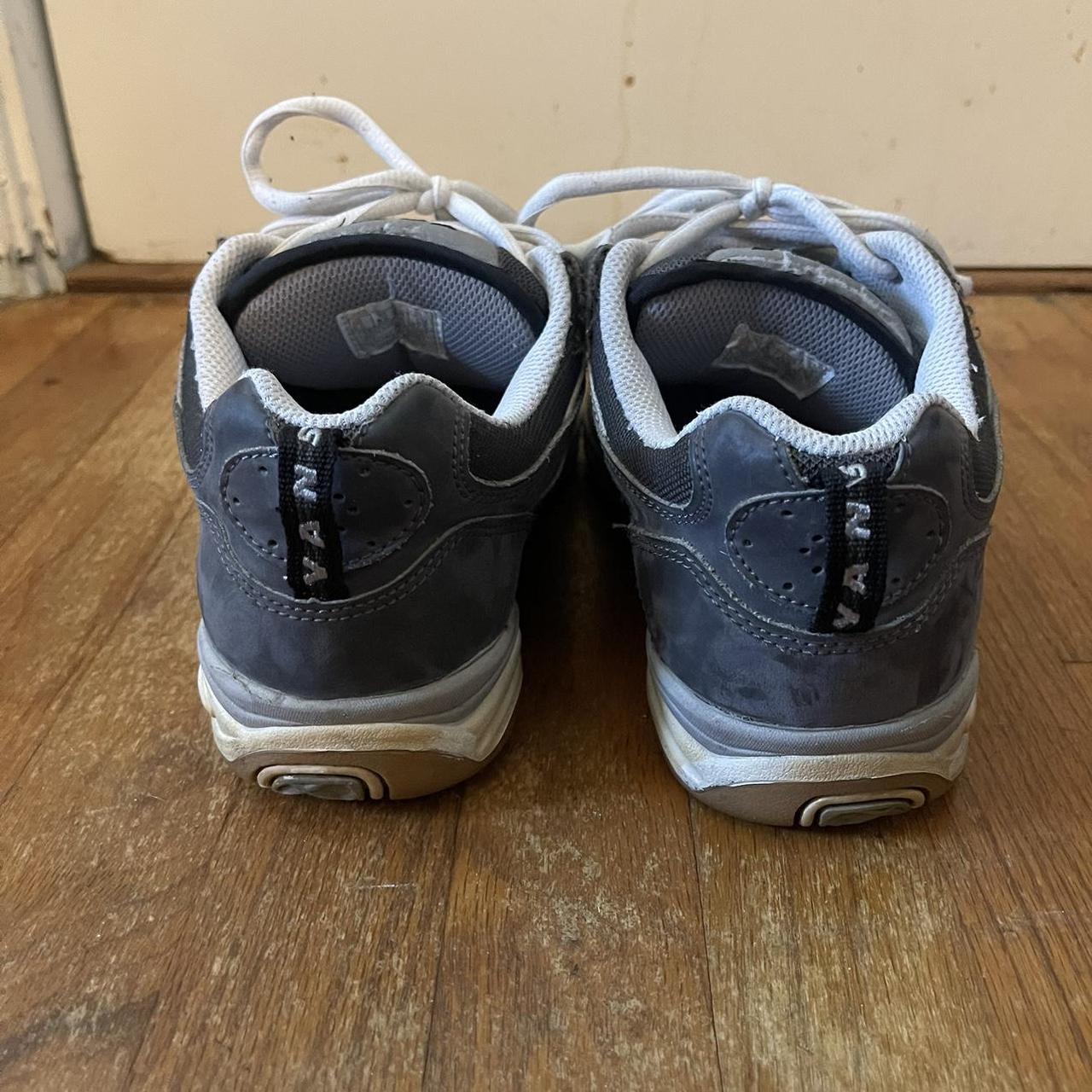 Rare Vintage 00s Chunky Grey Skater Vans soles r... - Depop