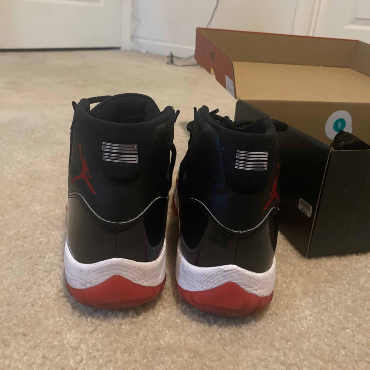 “Jordan 11 Bred” very clean and still has ydm sticker - Depop