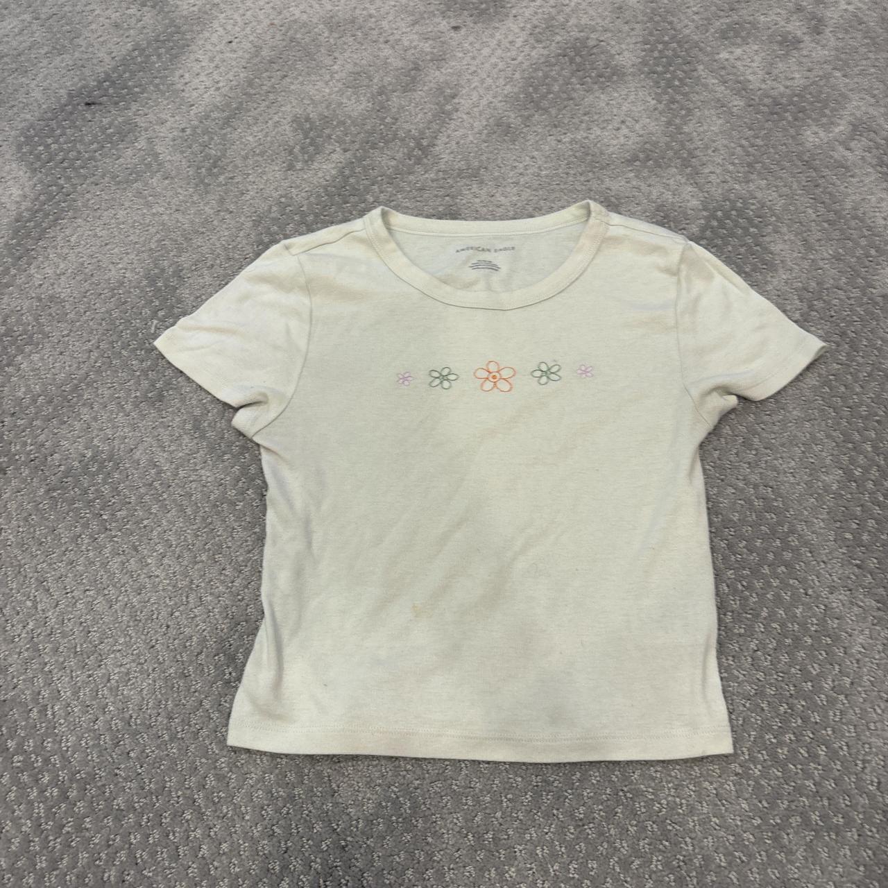 American Eagle cropped baby tee - Depop