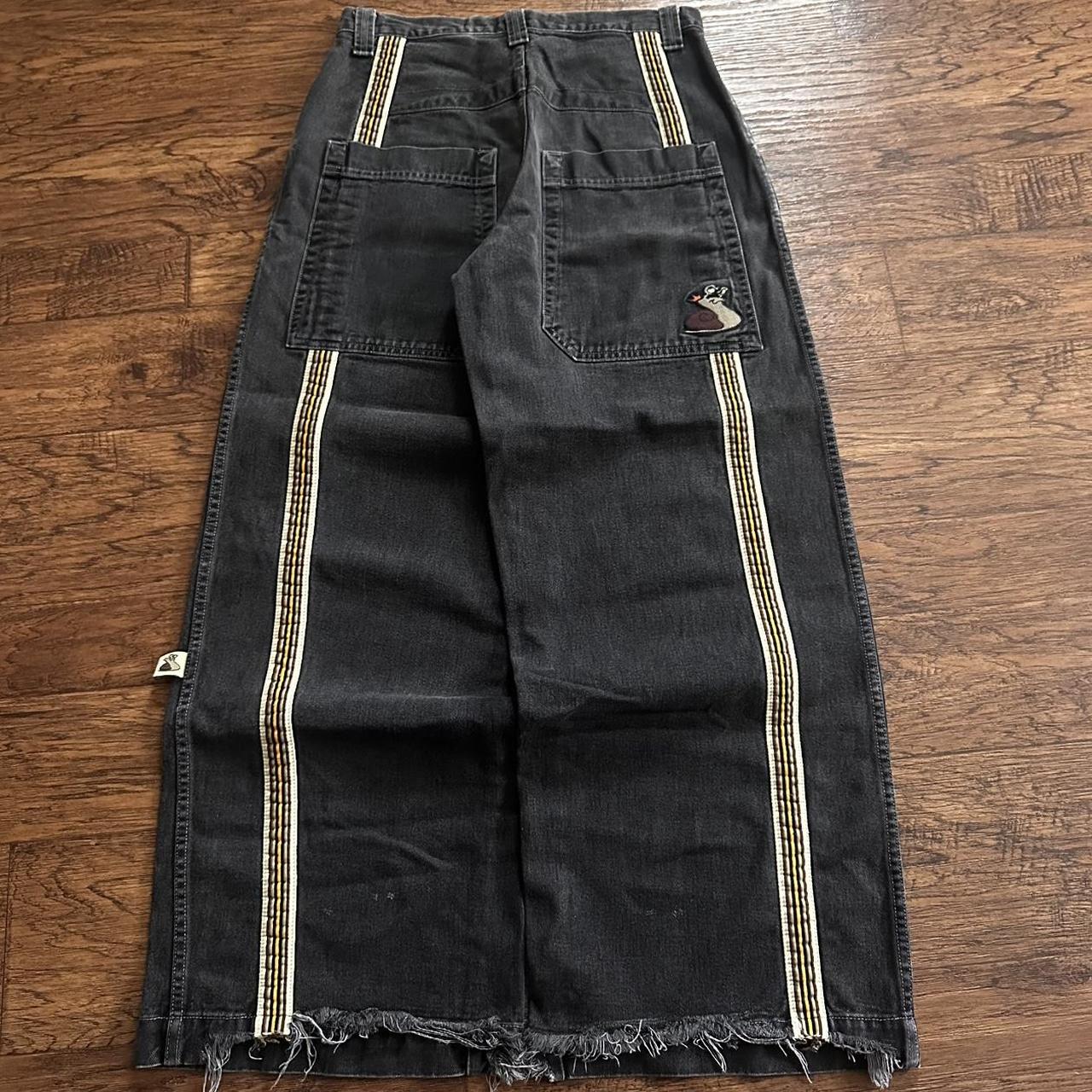 Vintage black jnco Slugs 34🐌 Tag33x34 17in waist... | Depop