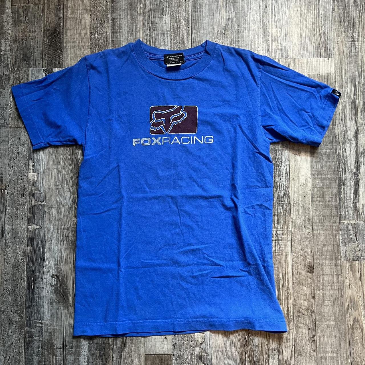 Y2K Fox Racing Shirt Shipping rates may vary due to... - Depop