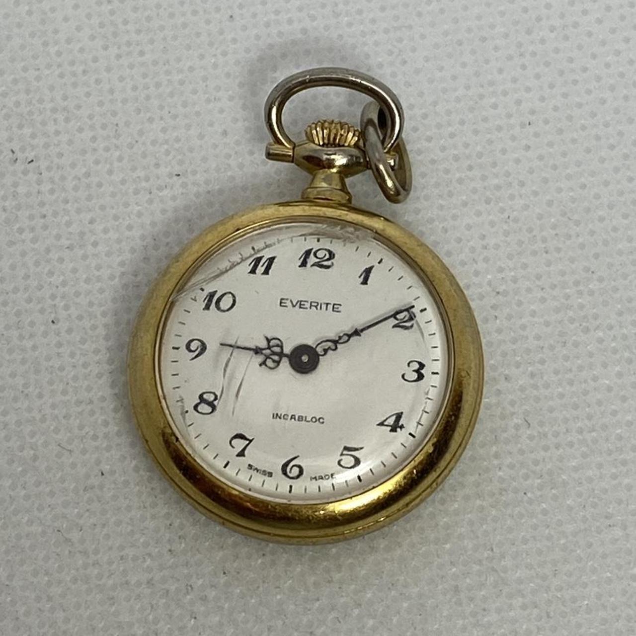 Vintage Everite Swiss Made Pendant wind up Watch - Depop