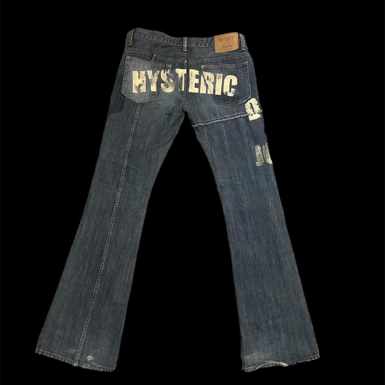 Hysteric Glamour Men's Blue Jeans Rare Hysteric... - Depop