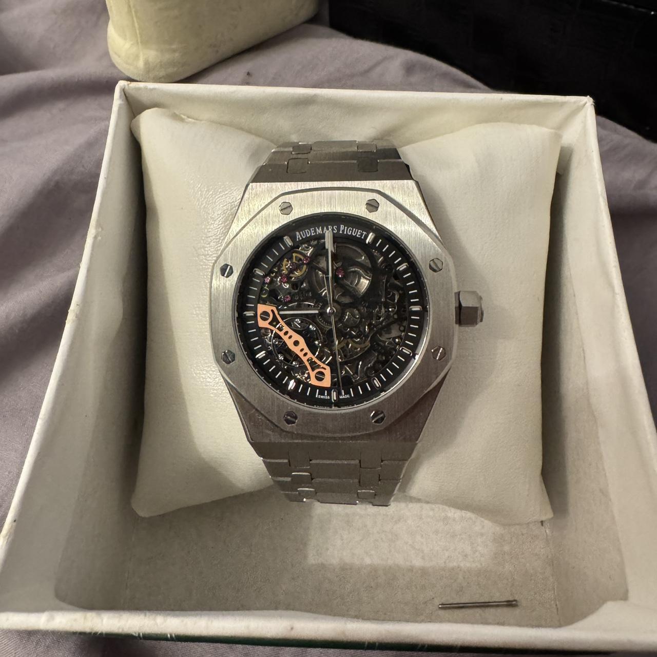 Ap skeleton watch Automatic Swiss movement... - Depop